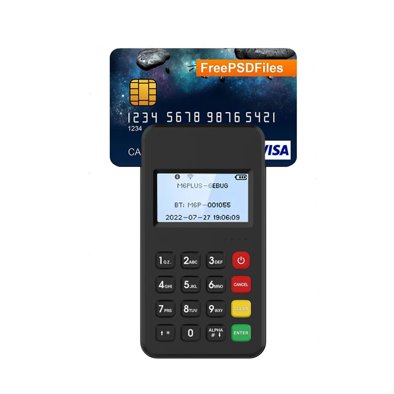 High Quality CHip/MSR/NFC Card Reader MPOS Terminal with Bluetooth+Wifi ...