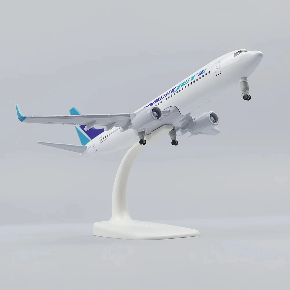 1:400 Airplane Model Airbus B737 Canada 20cm Plastic With Pedastal ...