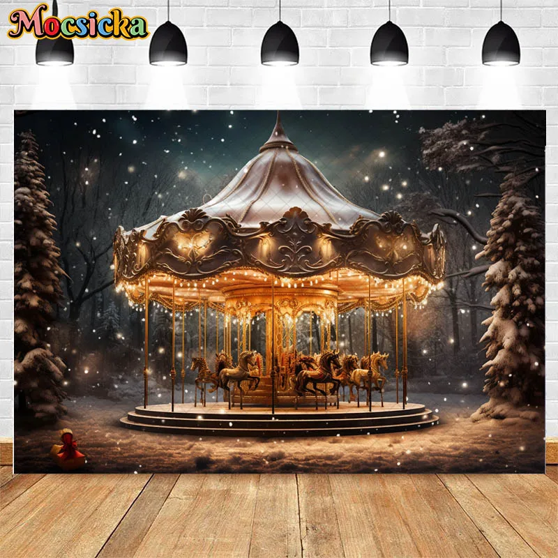 Vintage Carousel Wallpaper
