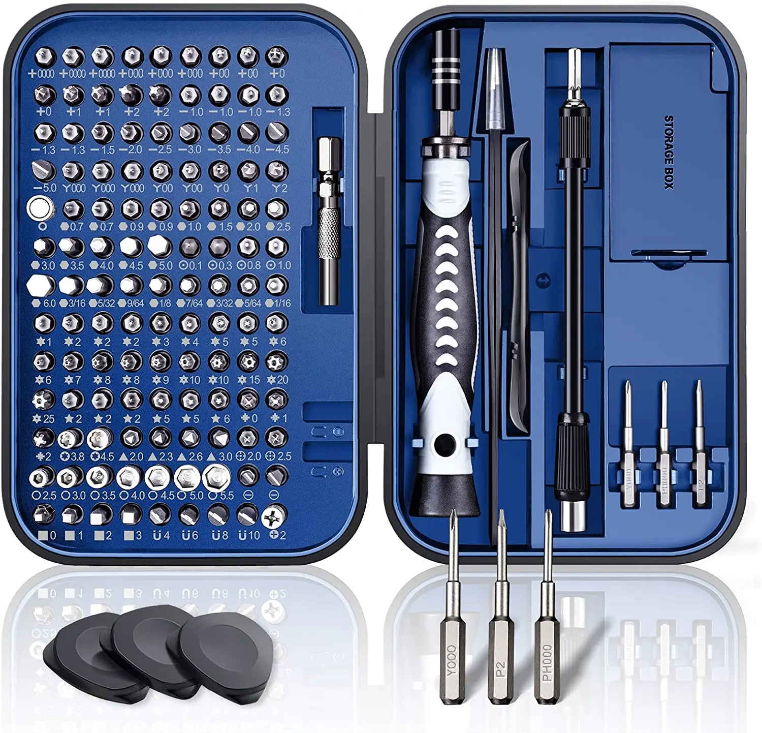 Upgraded-Precision-Screwdriver-Set-130-in-1-Repair-Tool-Kit-Magnetic ...