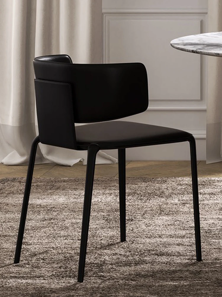 Italian-style-minimalist-dining-chair-modern-simple-desk-chair-large ...