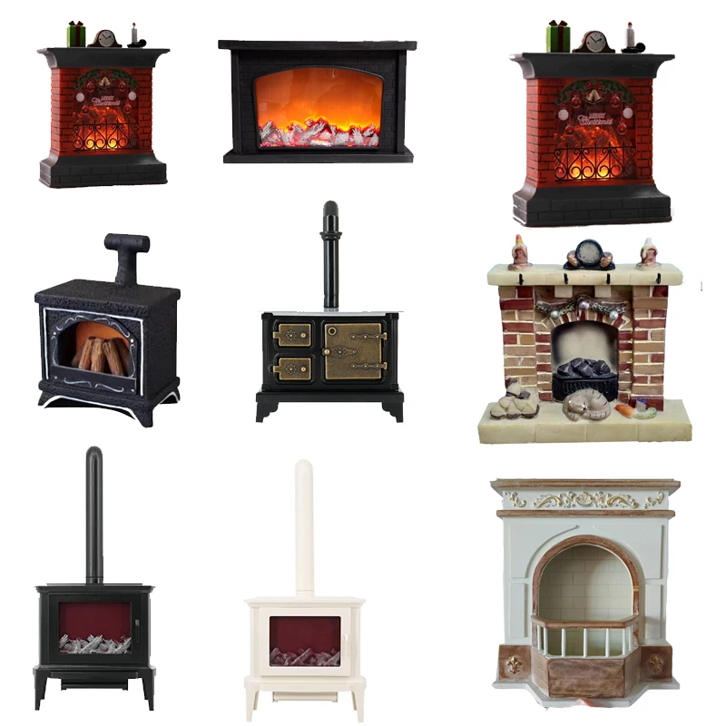 Mini-chimenea-antigua-accesorios-de-decoraci-n-del-hogar-muebles-en ...