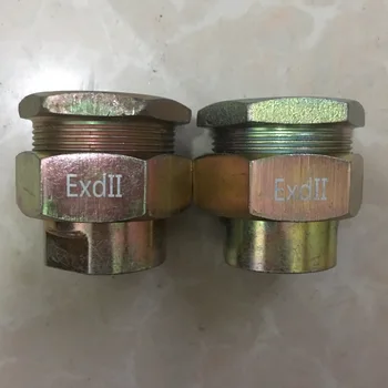 Bhj-g1/2 방폭 유니온 더블 외부 더블 내부 하나 내부 하나 외부 DN15 탄소 스틸 색상 아연 도금 npt/m20 * 1.5