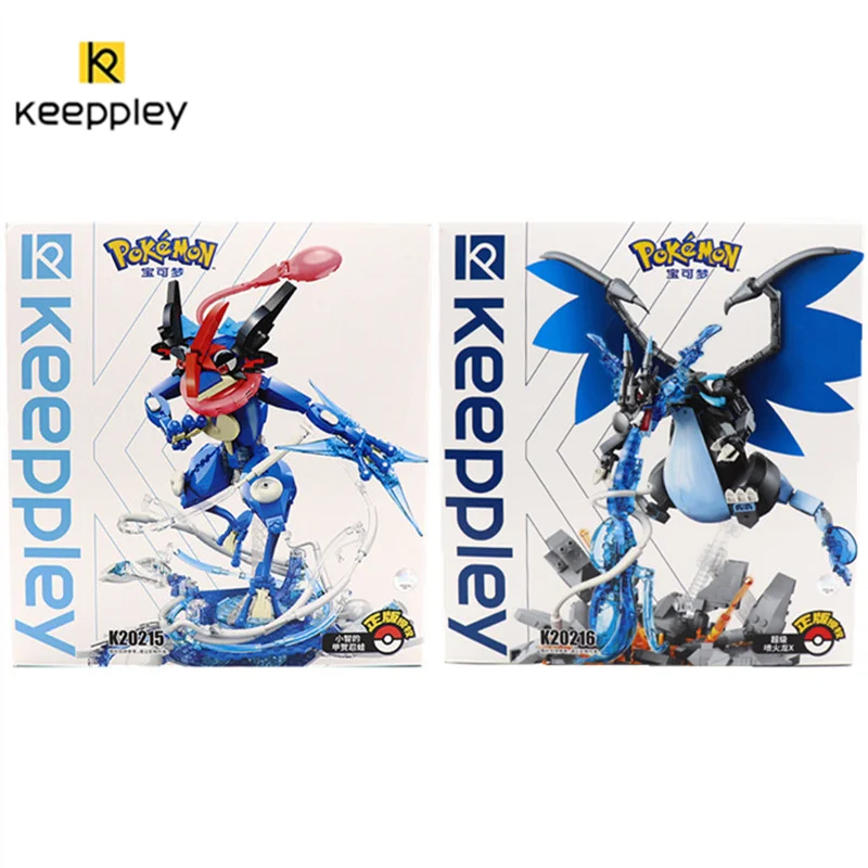 Keeppley-Pokemon-Battle-Building-Blocks-Charizard-Greninja-Assembled ...