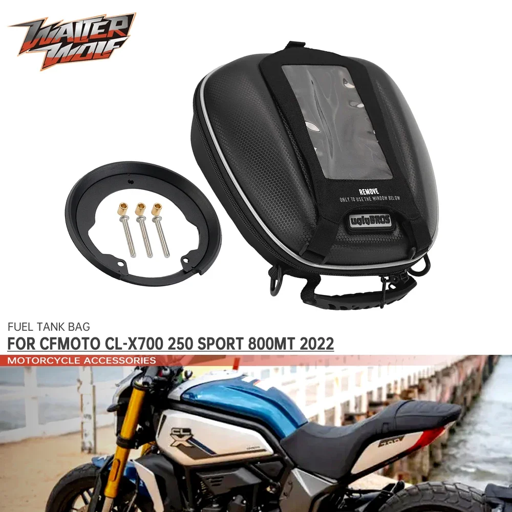 For-CFMOTO-700-CLX-250-SPORT-800MT-650GT-650NK-2024-Fuel-Tank-Bag-450SS ...
