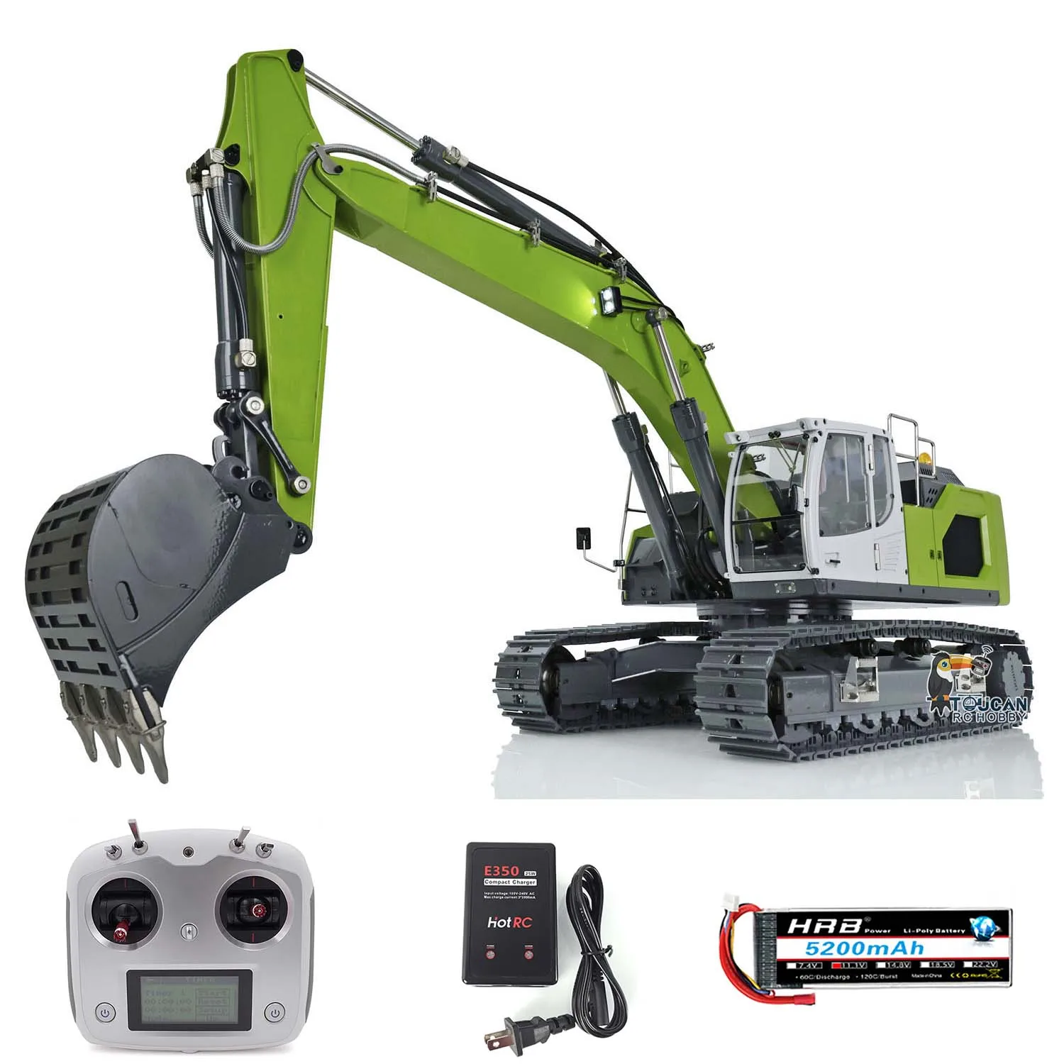 XDRC 1/14 Hydraulische RC Metall Bagger für Liebhe 945 Fernbedienung ...