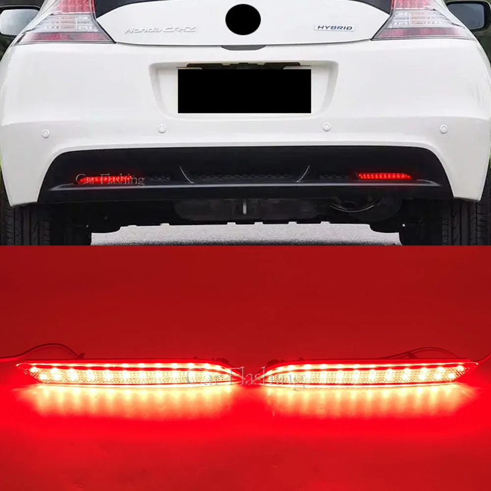 2Pcs-Rear-Bumper-Reflector-LED-Brake-Stop-Light-For-Honda-JAZZ-Fit-10 ...