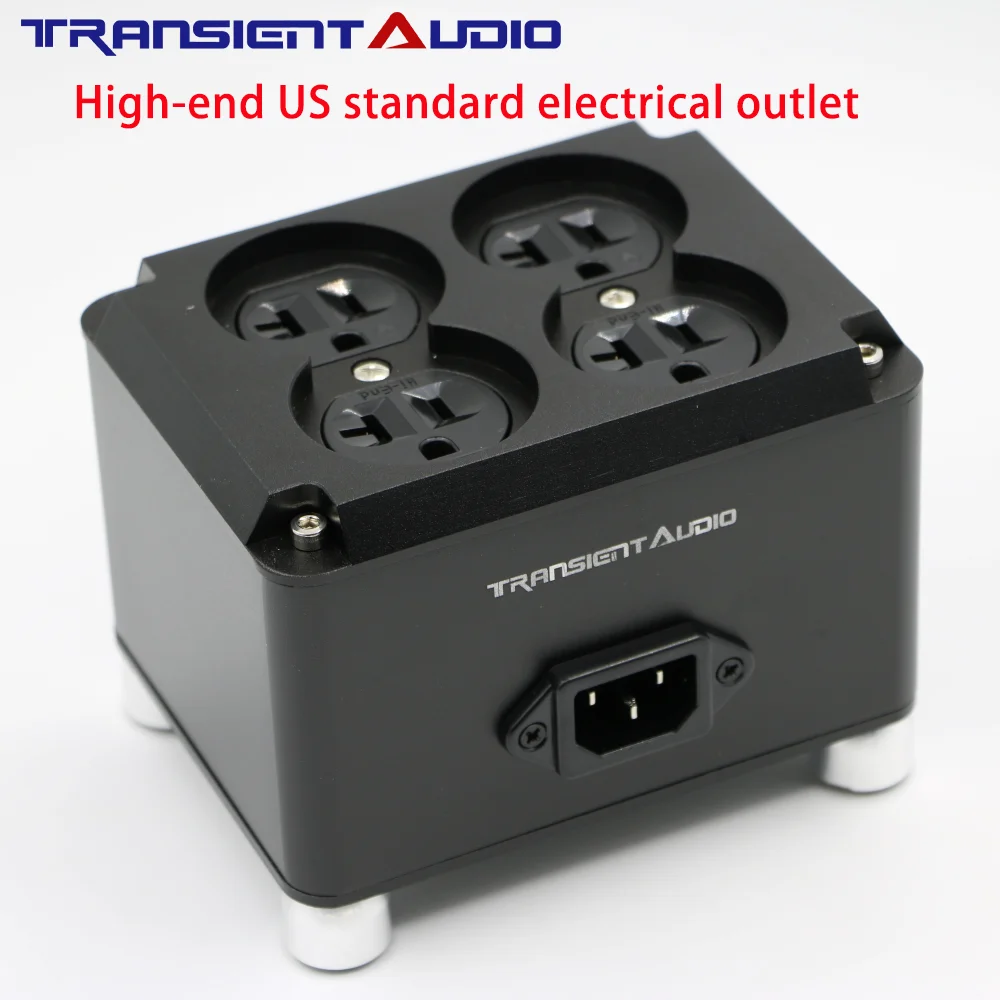 TRANSIENTHI-FIAUDIO High-end aluminum alloy US Standard 4-Outlet power ...
