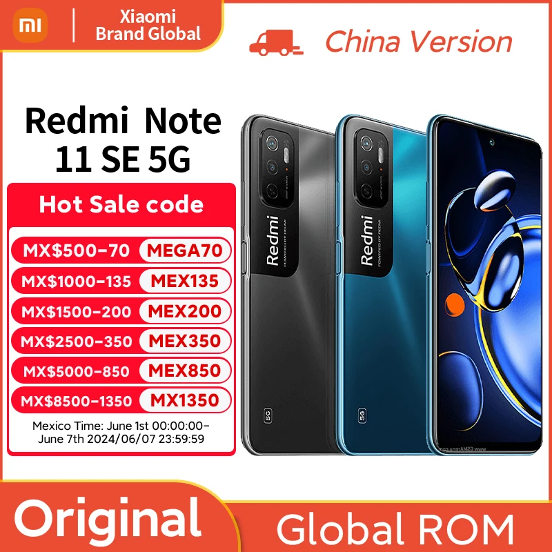 Redmi-Note-11-SE-11SE-5G-Smartphone-Global-Rom-6-5-90Hz-Octa-Core ...