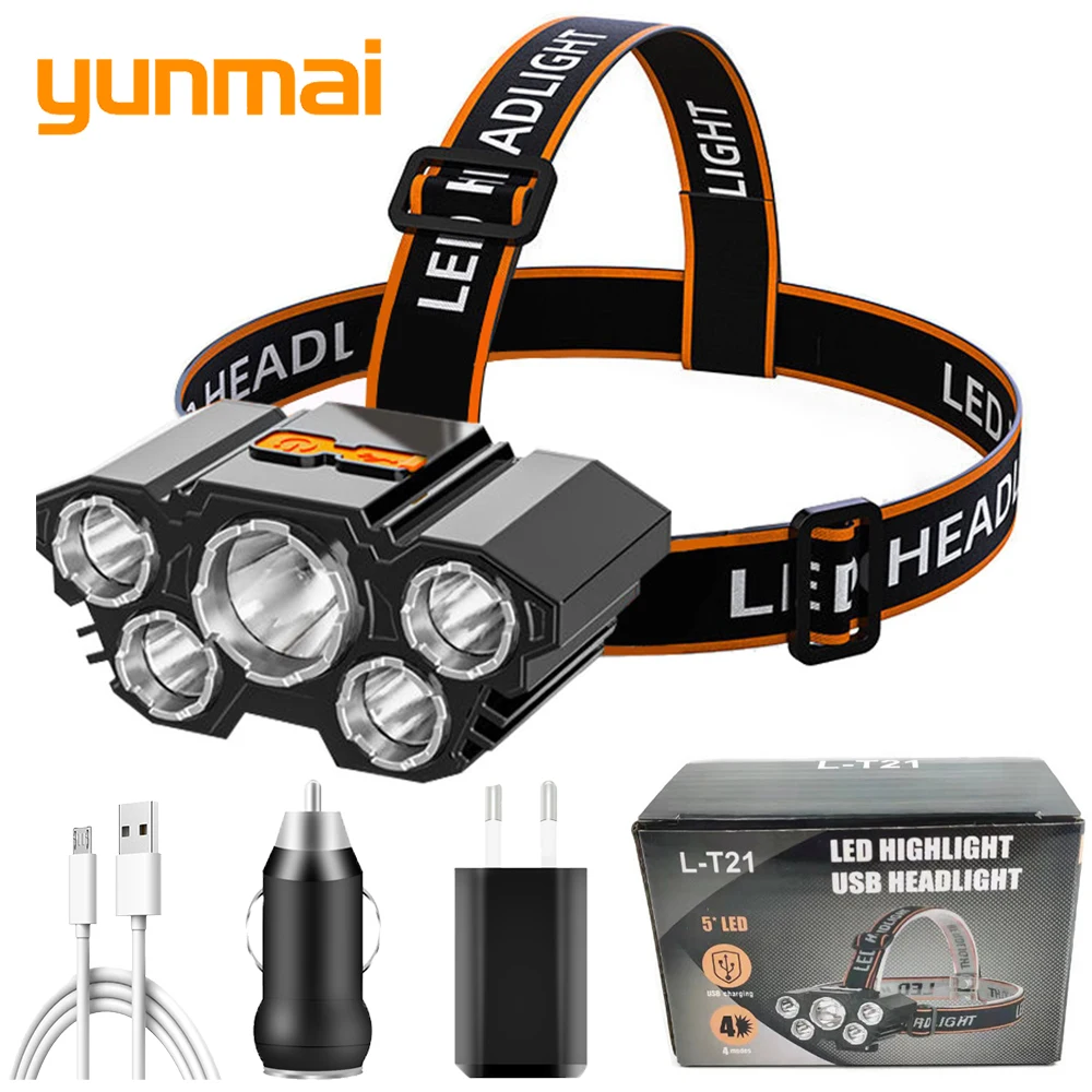 Head Lamp Usb Rechargeable Battery | Fishing Headlight Battery - Usb ...