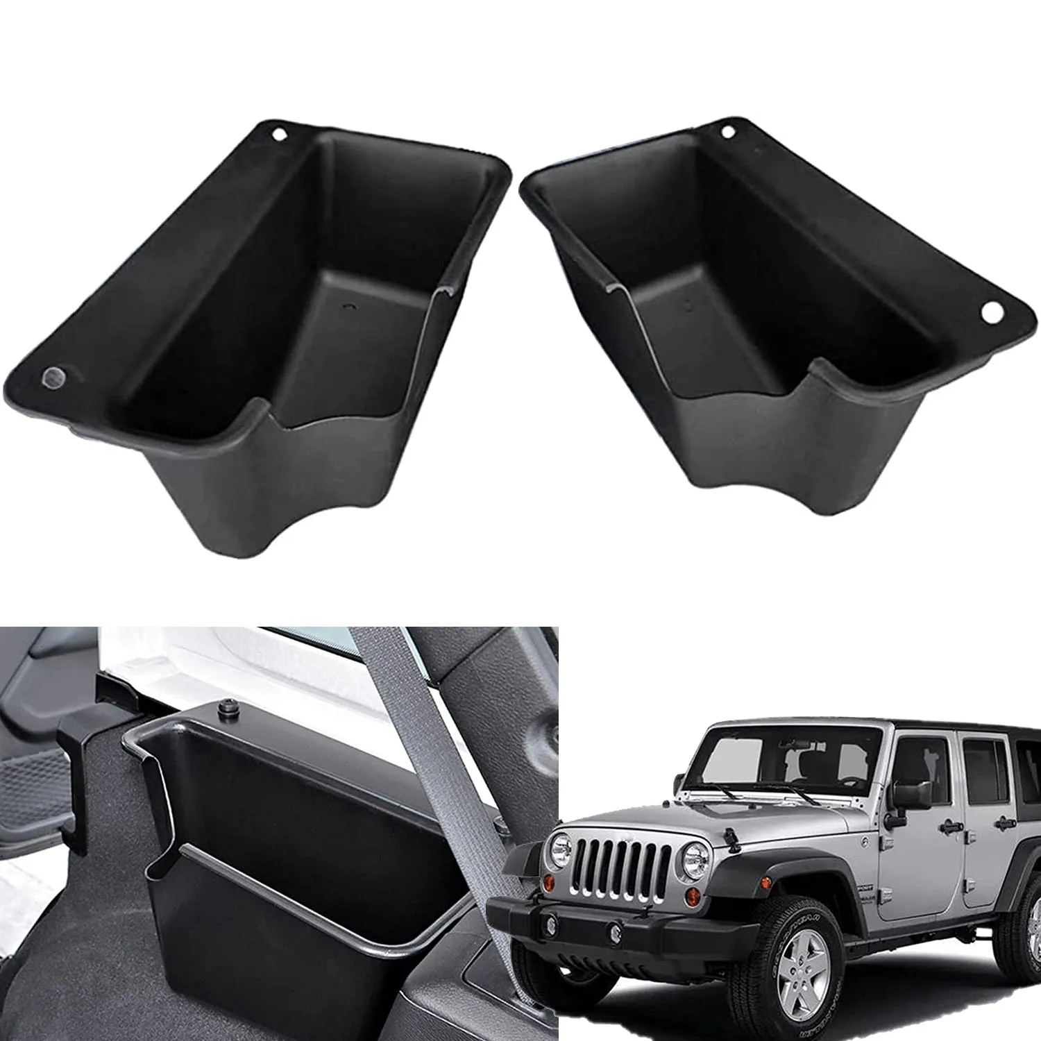 Car-Rear-Trunk-Storage-Box-for-Jeep-Wrangler-JK-JL-2007-2024-Side-Cargo ...