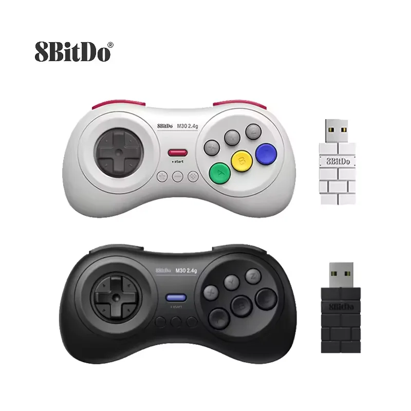 8Bitdo-M30-2-4G-Wireless-Gamepad-for-Sega-Genesis-Mini-and-Mega-Drive ...