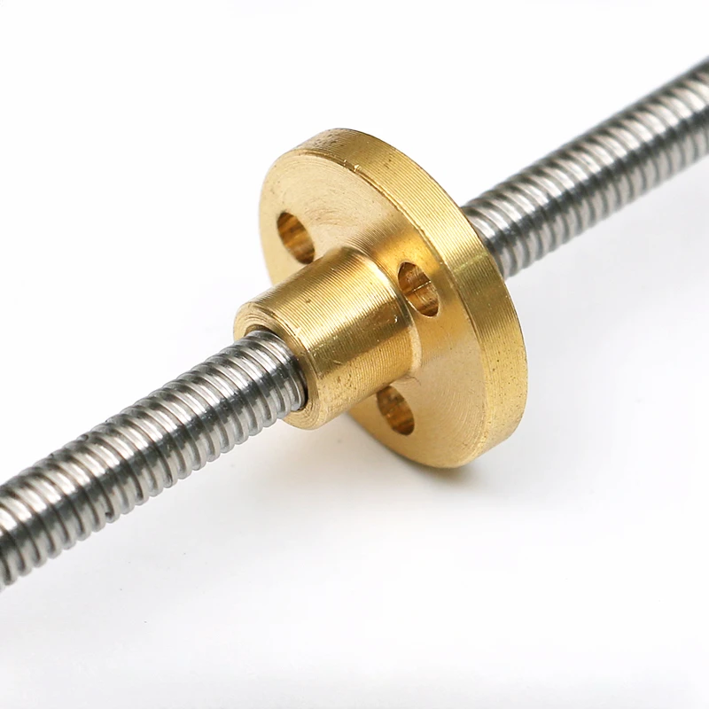 CNC 3D Printer Trapezoidal Rod T5 Lead Screw Thread 5mm Lead ...