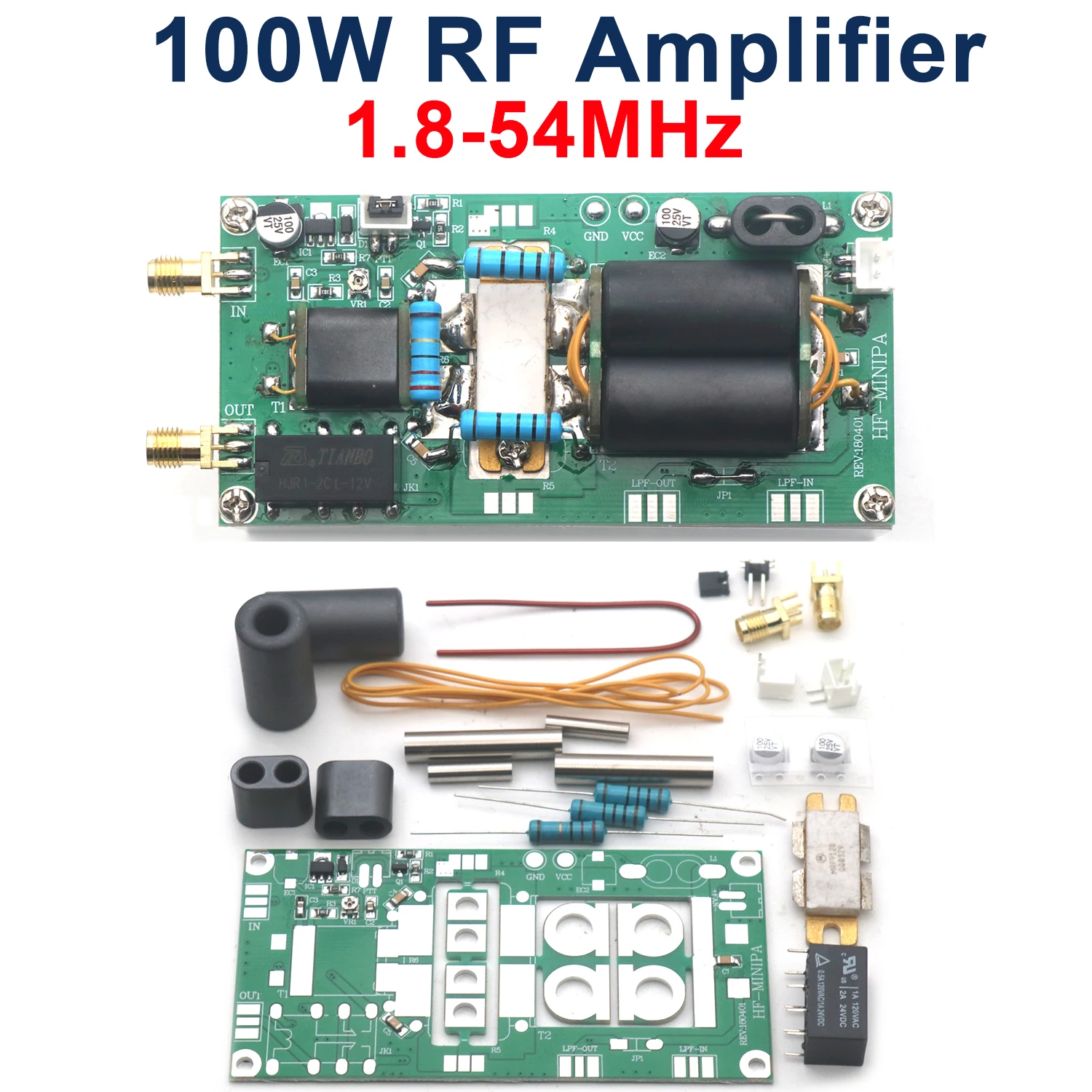 1-8-54MHz-100W-Short-Wave-RF-POWER-Amplifier-HF-SSB-linear-Amplifiers ...