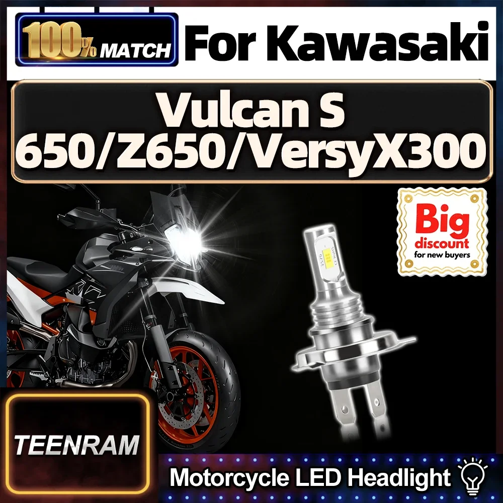 Roadsun For Kawasaki Vulcan S 650/Z650/VersyX300 1PCS Motorcycle LED ...