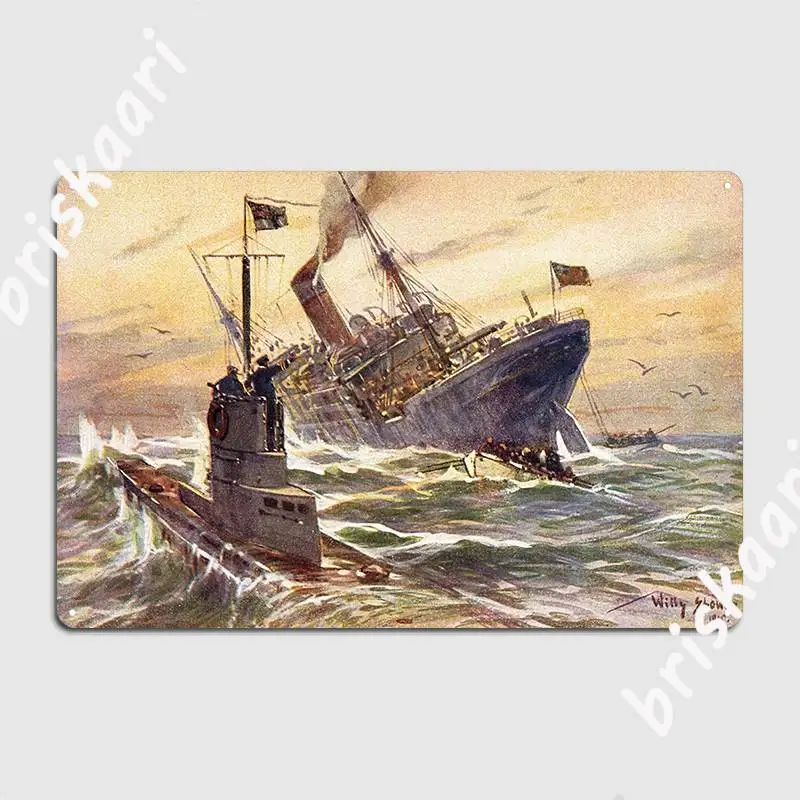 U Boat Ww1 Poster