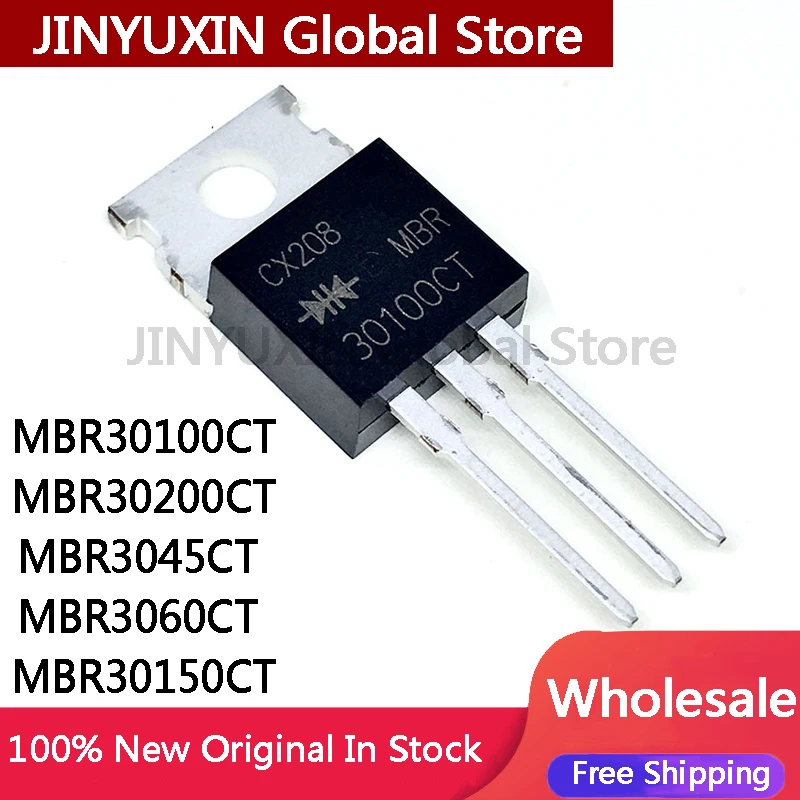 10Pcs-New-MBR30100CT-MBR30200CT-MBR3045CT-MBR3060CT-MBR30150CT-MBR30 ...