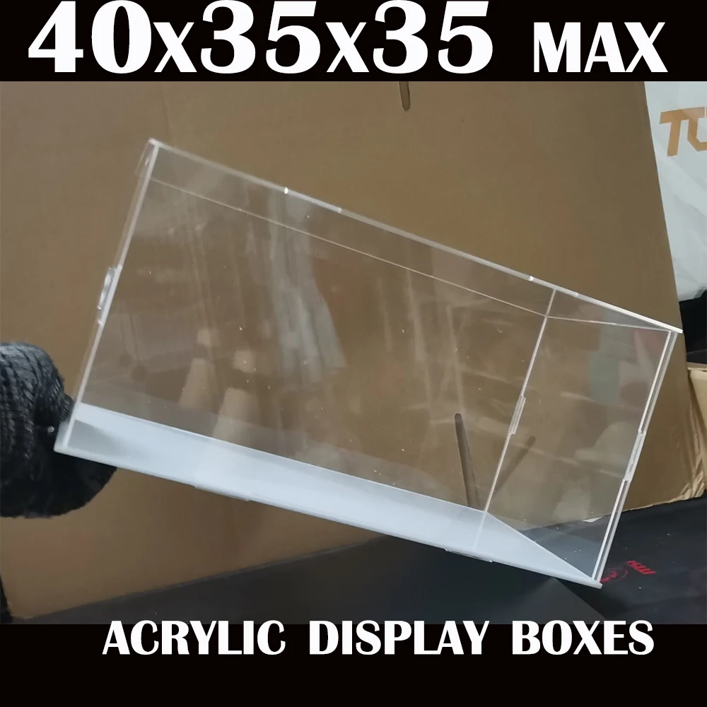 NEW-40x35x35cm-HD-Acrylic-Display-Boxes-Figure-Transparent-Display ...