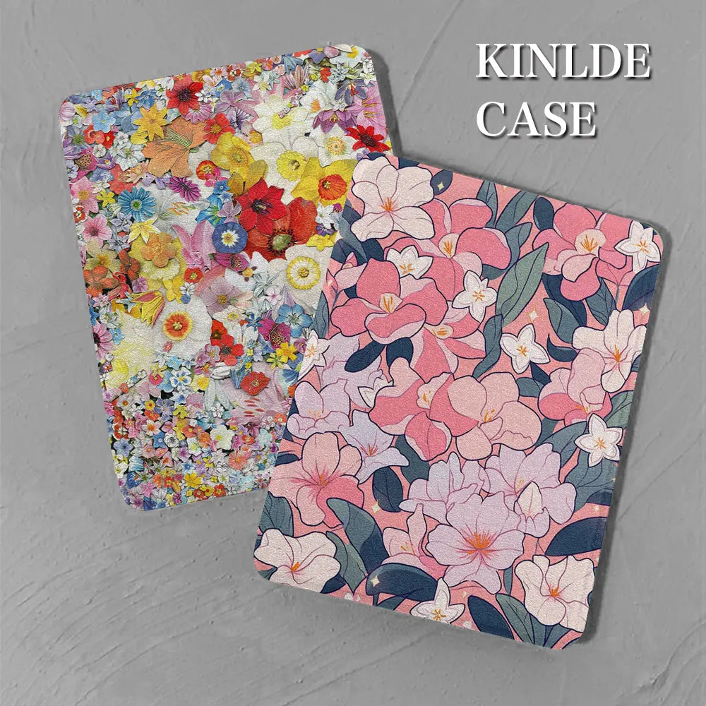 Kindle-Protect-Flower-Pattern-KPW45-Silicone-Soft-Shell-Youth-Edition ...