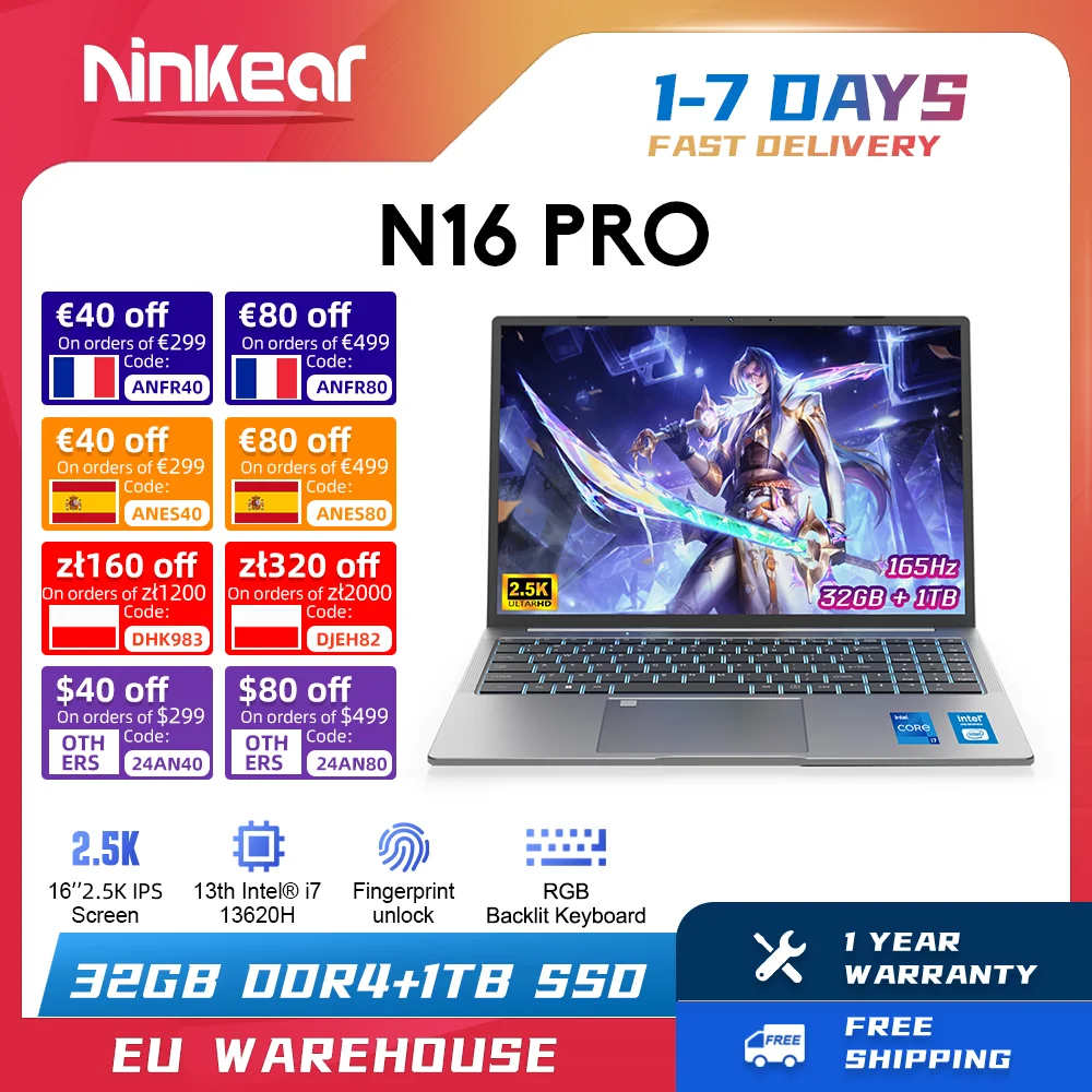 Ninkear-N16-PRO-Gaming-Laptop-13th-Intel-i7-13620H-16-inch-2-5K-IPS ...
