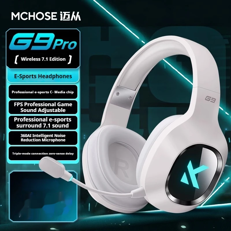AI Noise Canceling Original MCHOSE G9 Pro Gaming Headphones Customized ...