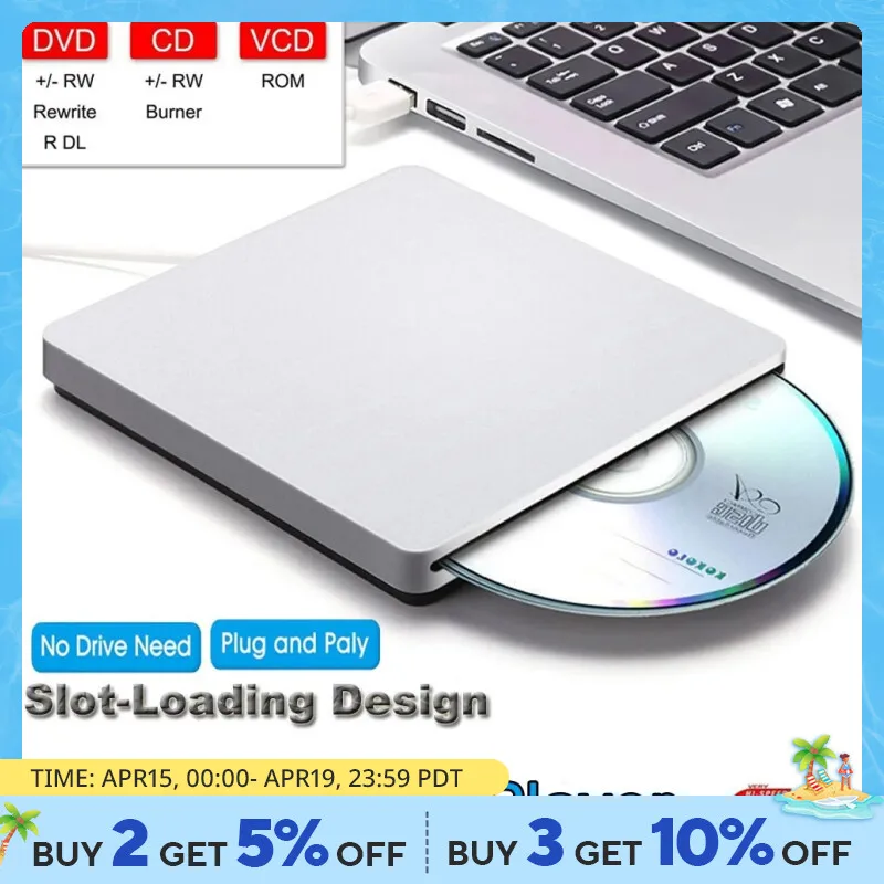 USB-DVD-Drives-Optical-Drive-External-DVD-RW-Burner-Writer-Recorder ...