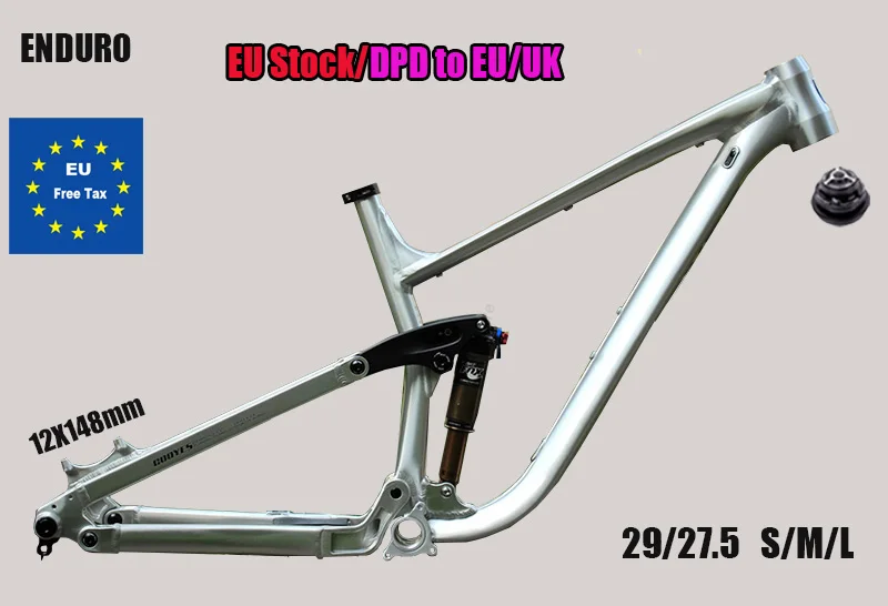 Aluminum-Alloy-MTB-Frame-Bicycle-Enduro-Full-Suspension-Boost-148x12mm ...