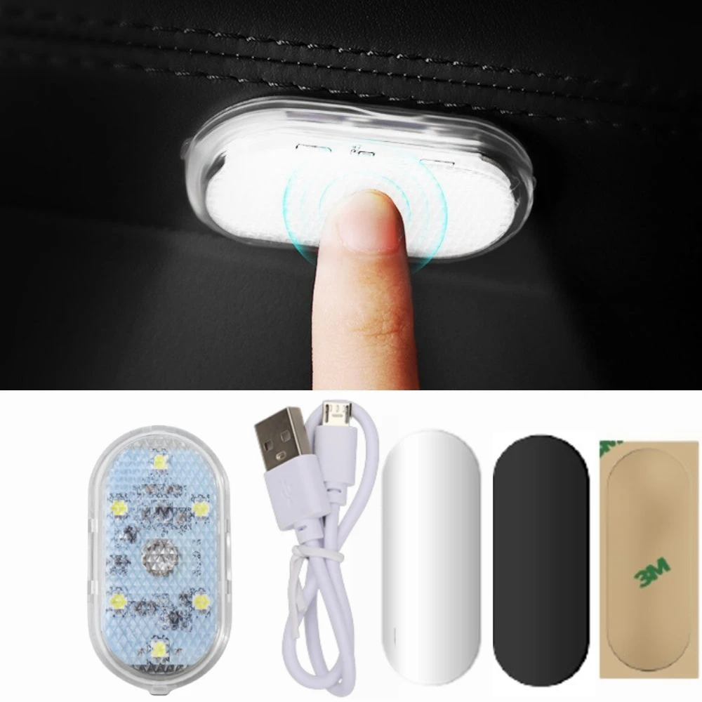 Magnetic Touch Light Hand Car Roof Magnets Ceiling Lamp Indoor Car ...