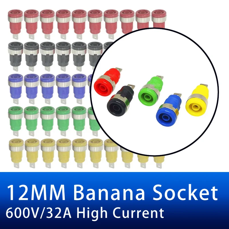 4MM-Banana-Socket-600V-32A-High-Current-Instrument-Binding-Post ...