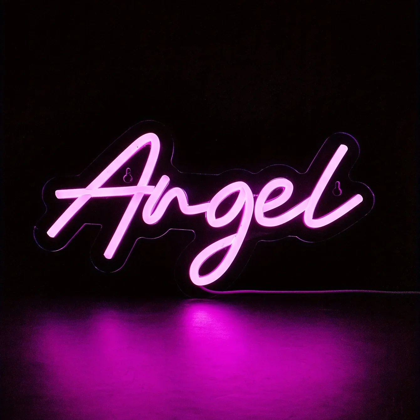 Angel-Neon-Light-Pink-Angel-Letters-Neon-Sign-for-Wall-Decor-Ideal-for ...