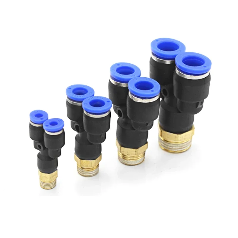 Y-type-Tee-Air-Pneumatic-fittings-quick-Connector-PX4-6-8-10-12mm-to ...