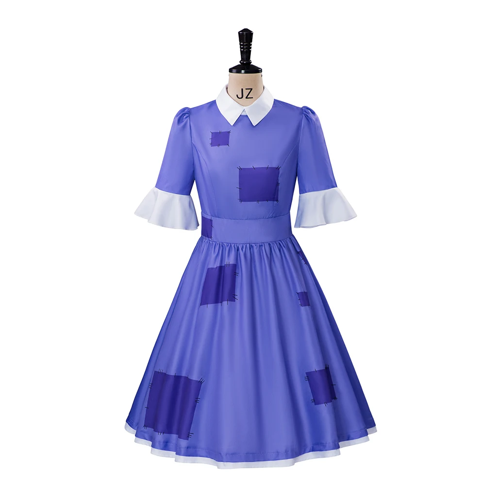 Digital-Circus-Ragatha-Cosplay-Costume-Purple-Dress-Cartoon-Uniform ...