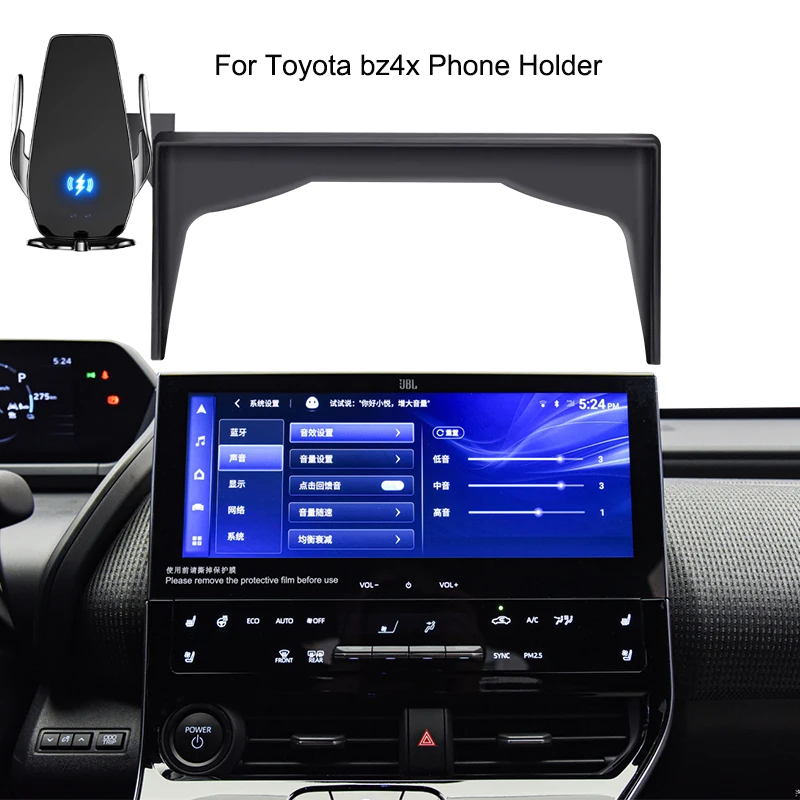 Car-Screen-Mounted-Phone-Holder-For-Car-Cell-Stand-in-Toyota-bz4x ...