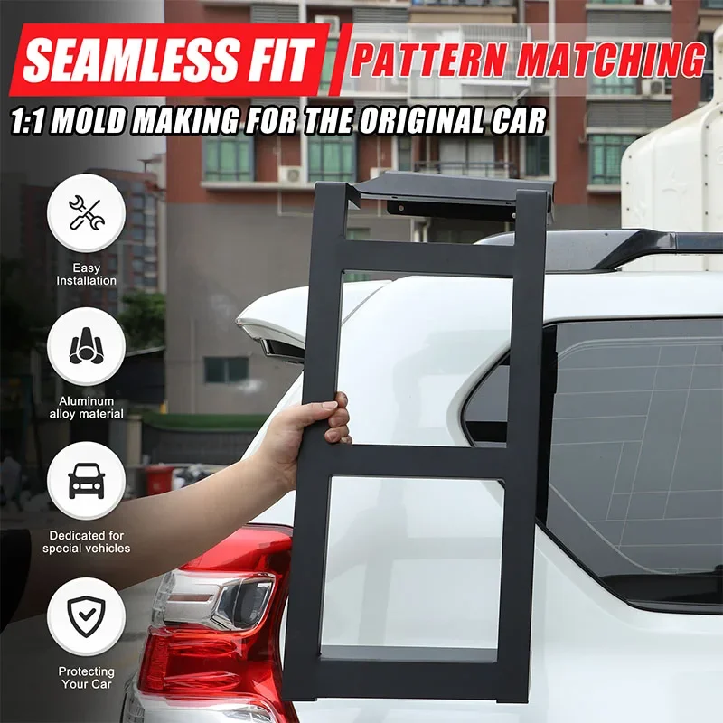 For-Toyota-Land-Cruiser-Prado-150-2010-2023-Aluminum-Alloy-Black-Car ...