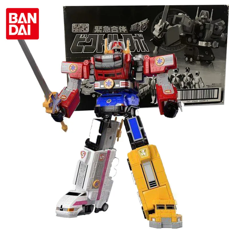 Bandai-Original-SUPER-MINIPLA-Rescue-Rangers-GoGoFive-Victory-Robot ...
