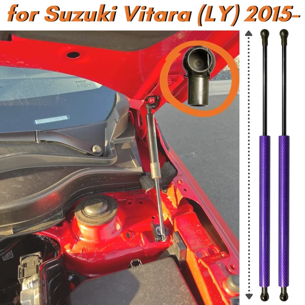Qty-2-Hood-Struts-for-Suzuki-Vitara-LY-4th-2015-present-Escudo-Front ...