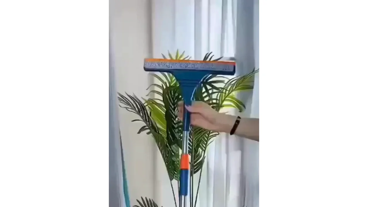 Solar Panel,Window, Glass Wash Wiper With Expendable Rod Upto 120 CM ...