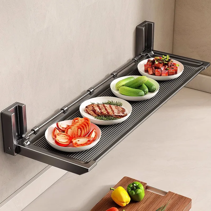 Hanging Kitchen Rack Organizer Storage Dishes Bowl Foldable Kitchen ...