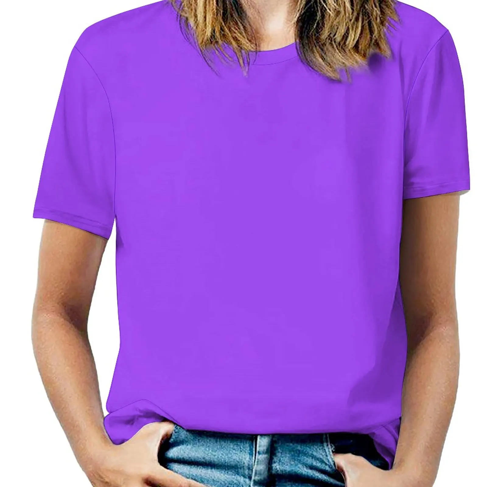 Bright-Fluorescent-Day-Glo-Purple-Neon-Fashion-Print-Women-Ladies-Girls ...