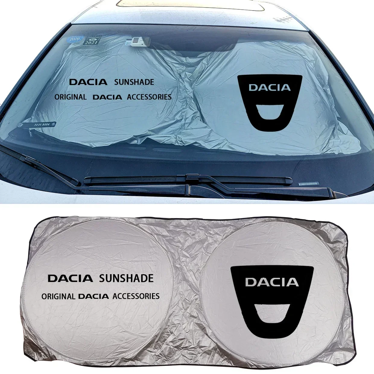 Parasol-Protector-para-ventana-delantera-de-coche-accesorios-para-Dacia ...