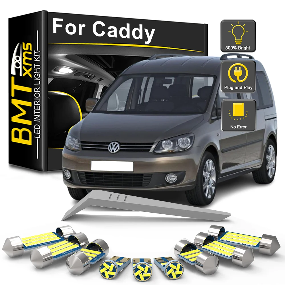 BMTxms-Car-LED-Interior-Light-Bulb-Kit-For-Volkswagen-VW-Caddy-II-III ...