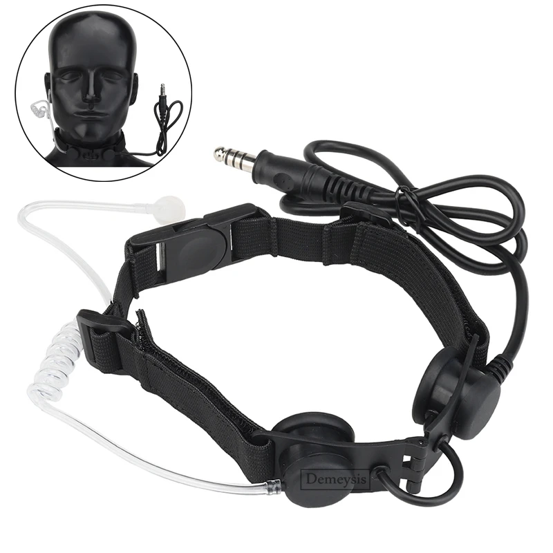 Tactical Microphone Headset | Tactical Throat Microphone - Tactical ...
