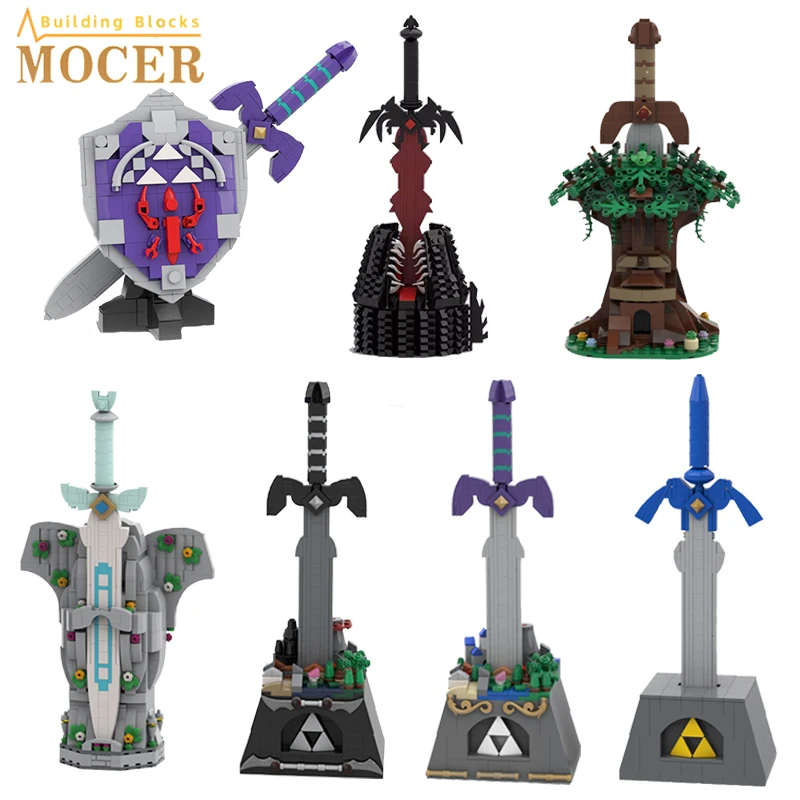 MOCER-Ideas-Nintendoed-Game-Zeldaed-Figures-Dark-Link-Weapon-Master ...