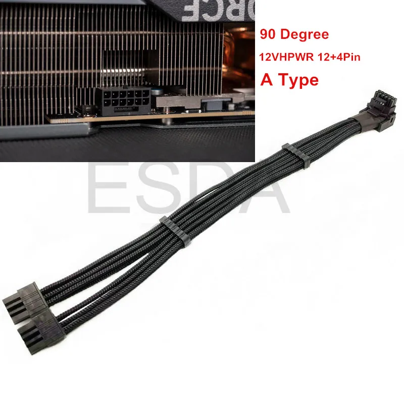 Corsair Dual CPU 8Pin Male to 12VHPWR PCIE 5.0 16Pin ATX3.0 600W ...