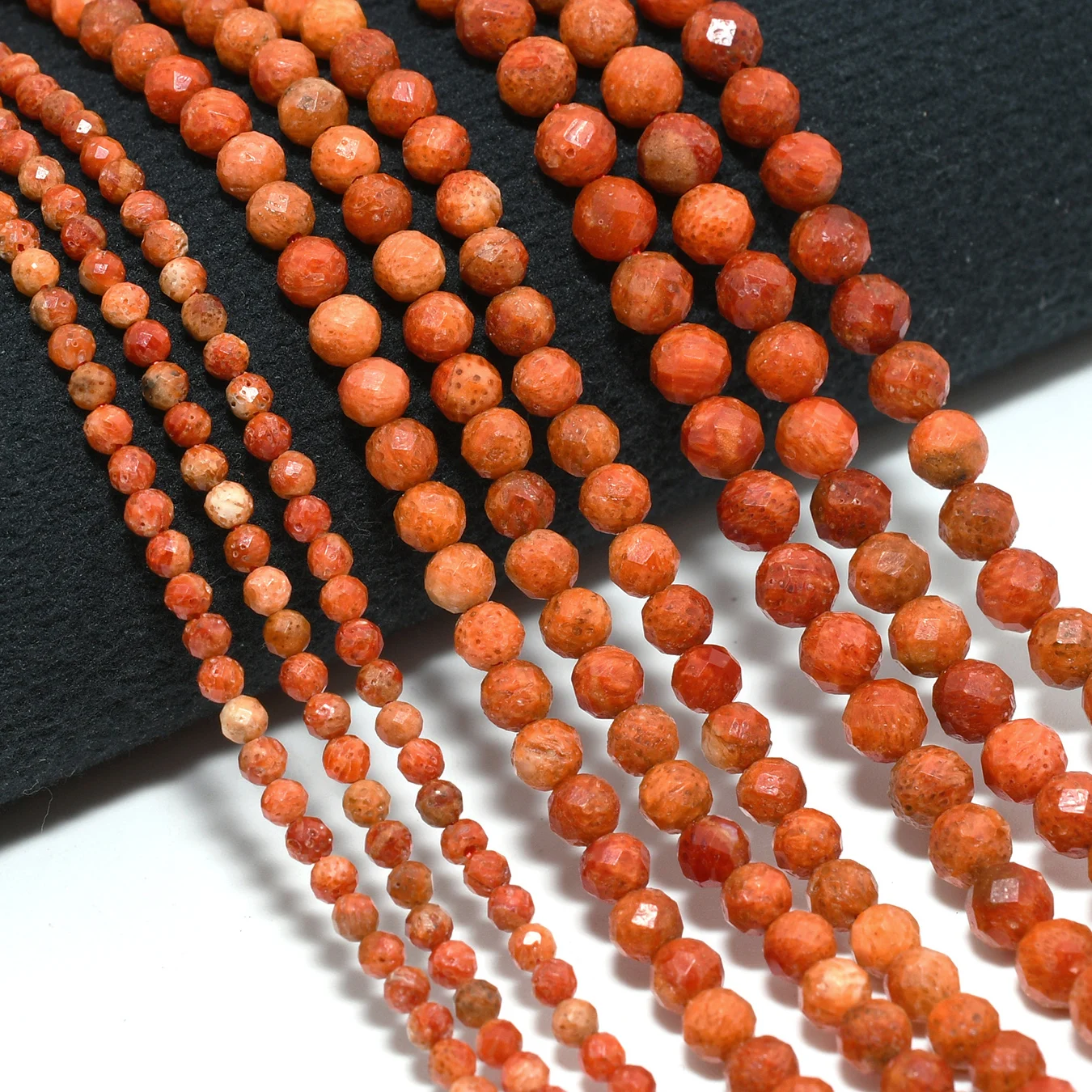Natural Sponge Coral Faceted Round Beads 2.2mm/3.5mm/4.2mm - AliExpress 36