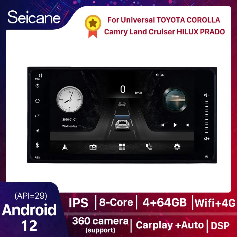 Seicane-7-inch-2din-Android-13-Car-Multimedia-Player-GPS-Navigation-for ...