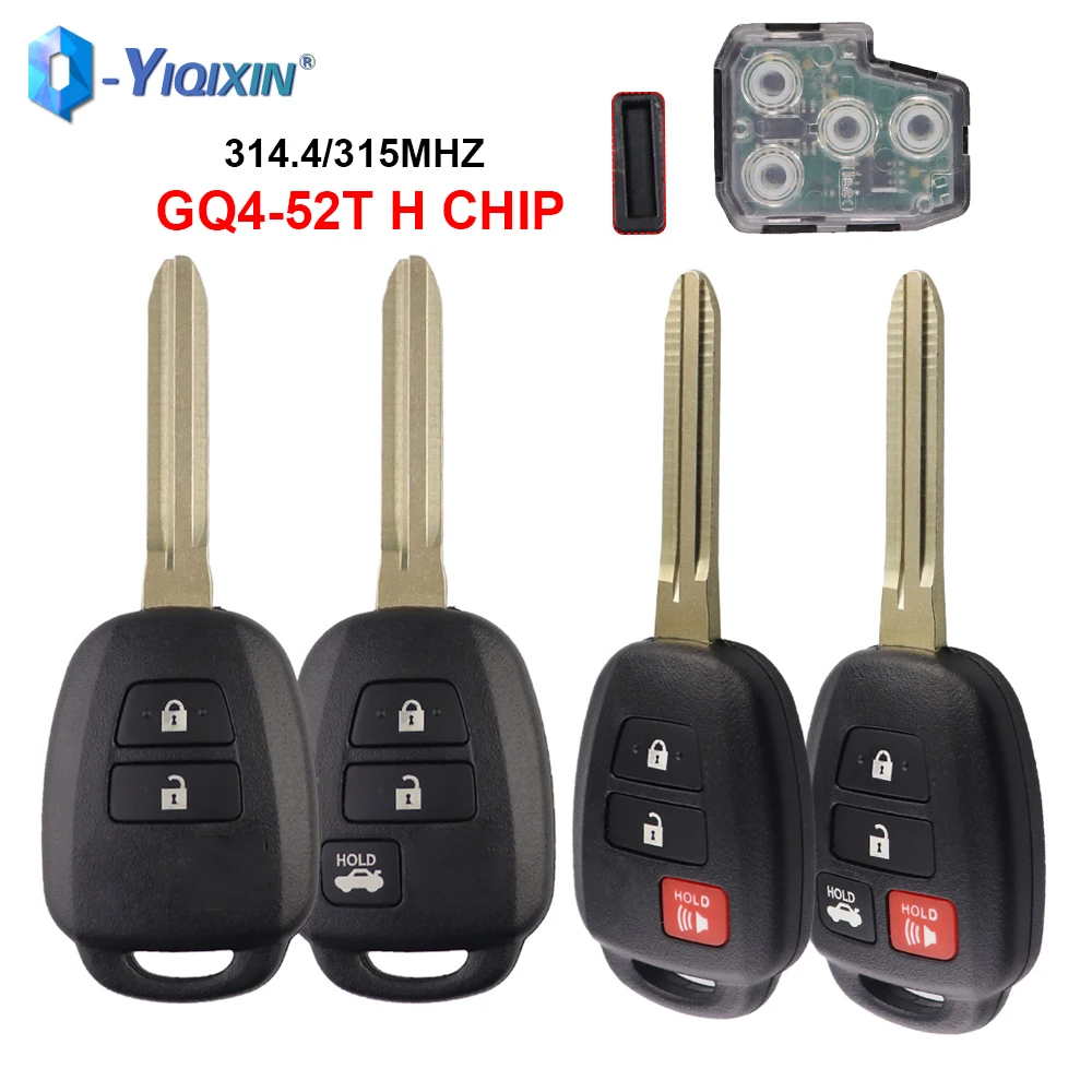 YIQIXIN H Chip Remote Car Key For Toyota RAV4 XLE Highlander LE Sequoia ...