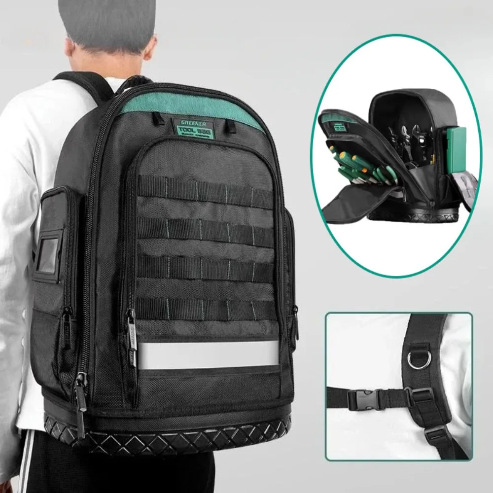 Professional-Tools-Backpack-Bag-for-Electricians-Oxford-Travel ...