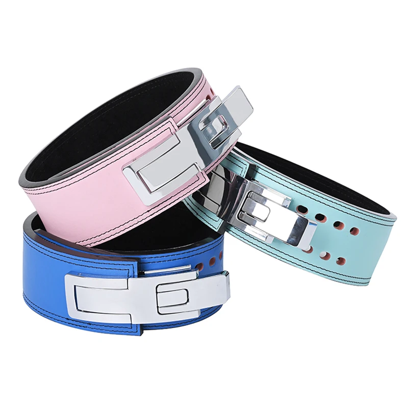 Adjustable-Weightlifting-Belt-Leather-Workout-Powerlifting-Gym-Squat ...