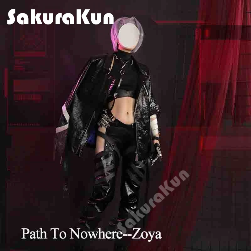 Path To Nowhere Zoya Cosplay Costume Locomotive Leather Coat Full Set ...